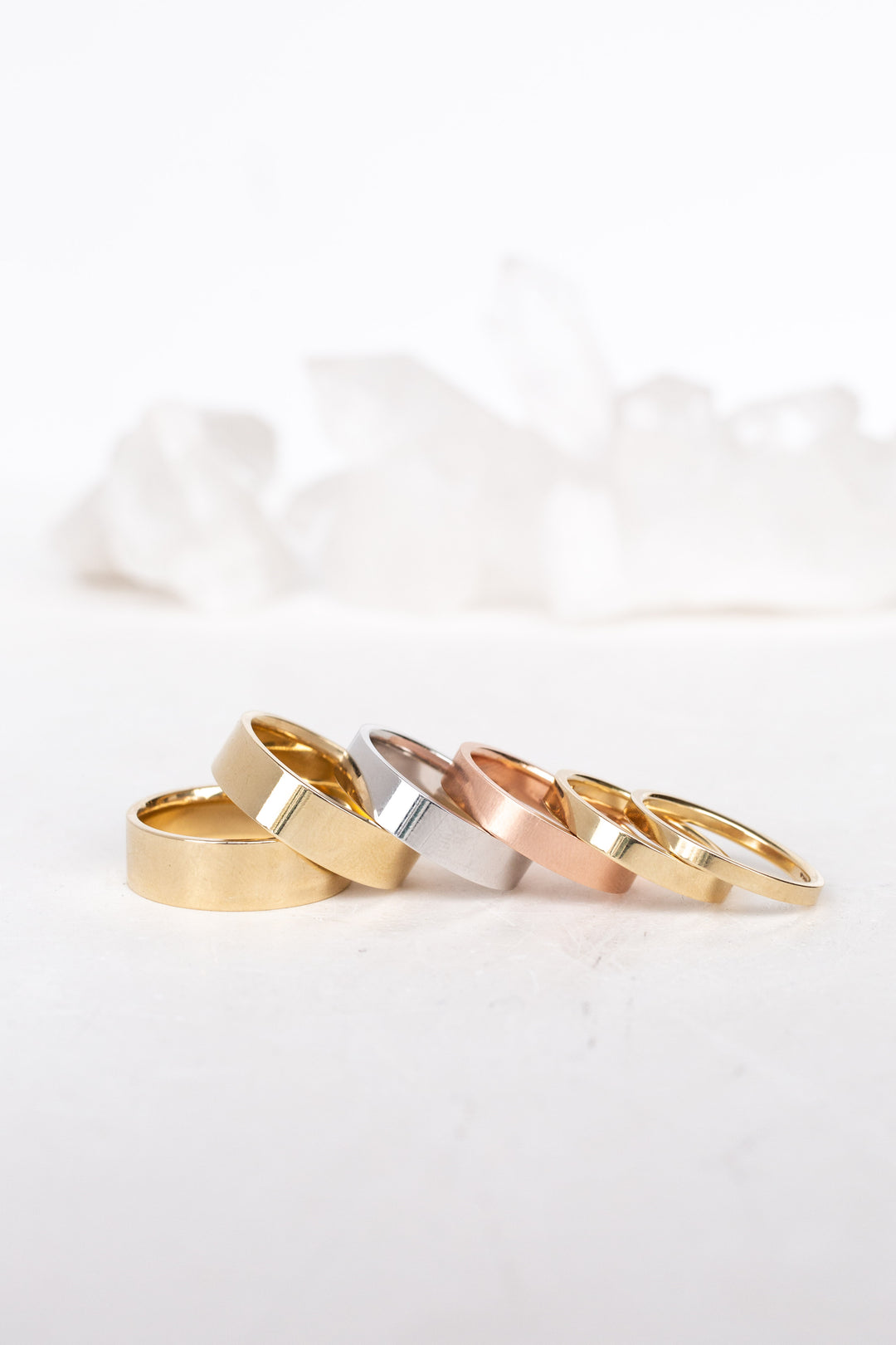 Solid Gold Wedding Bands – Elaine B Jewelry