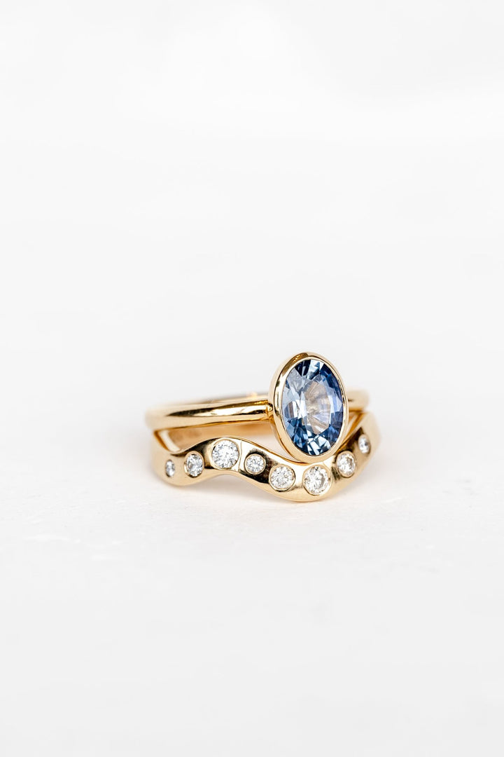 Aura Squiggle Ring – Elaine B Jewelry